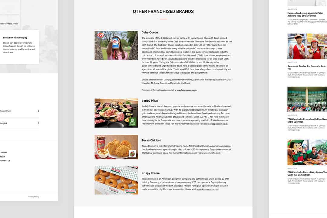 EFG - WordPress & Web design - Lexicon