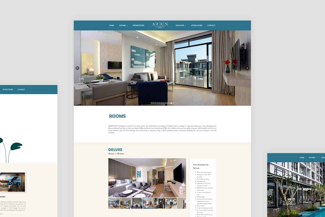 Arden Hotel - WordPress & Web design - Lexicon