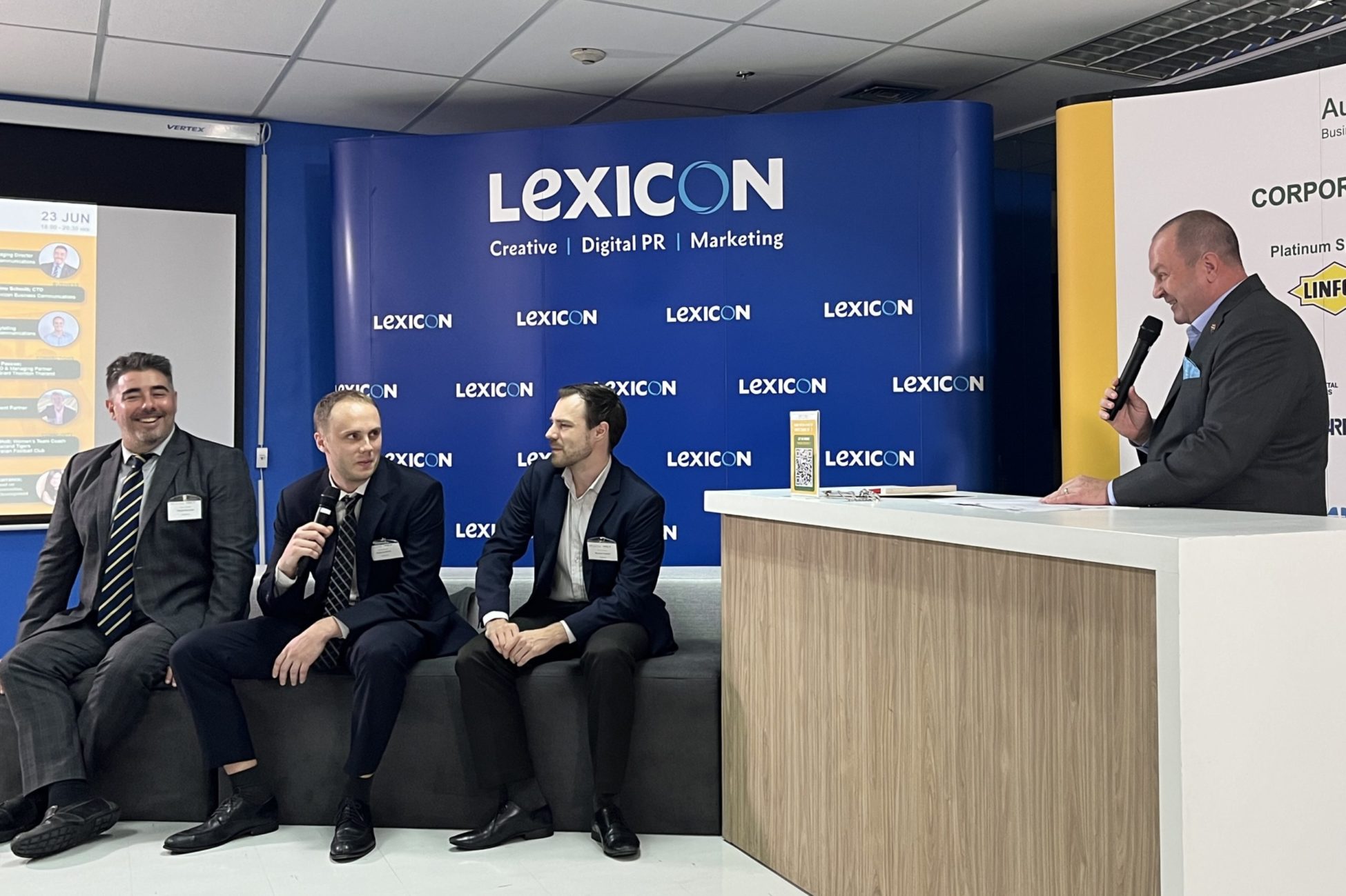 Lexicon Studios Produces AustCham’s Live TV Show